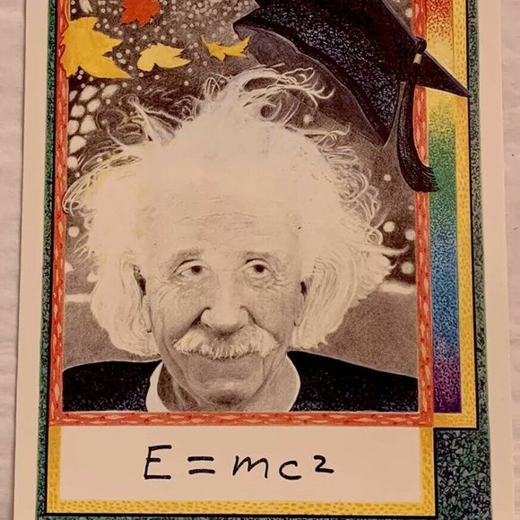 Other | Albert Einstein Emc2 Graduation Card | Poshmark